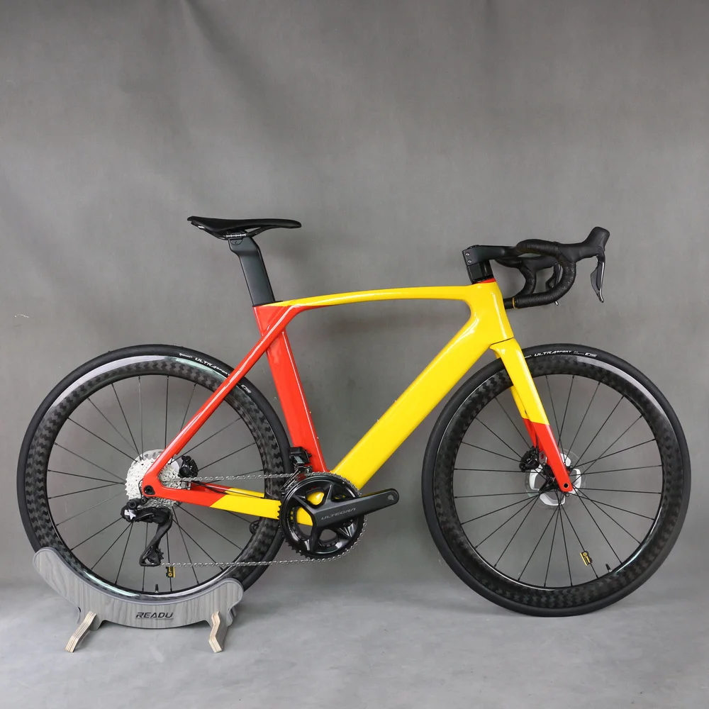 Custom Paint 24 Speed Full Internal Cable Disc Road bike TT-X34 Ultegra ...