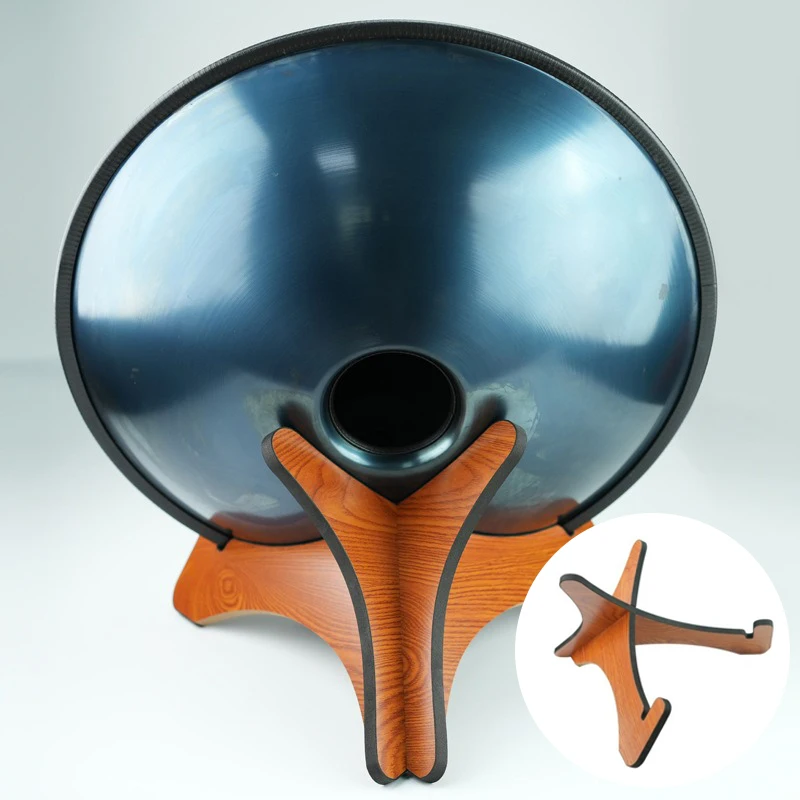 Solid Wood Drum Stand Portable Handpan Storage Rack Stable Tongue Drums ...