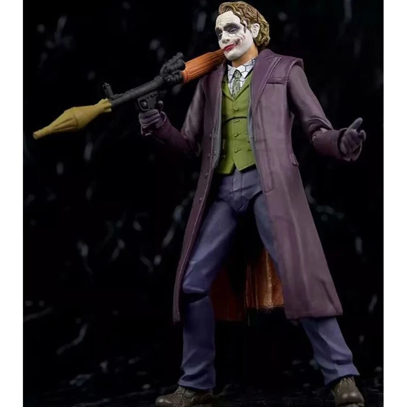 SHF Joker The Dark Knight Articulated 15CM Action Figure Clown Heath ...