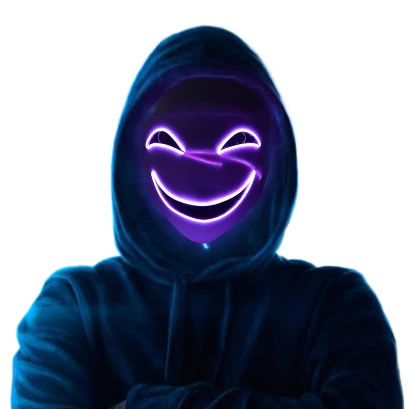 LED-Glow-Mask-Halloween-Cosplay-Mask-Props-Adult-Men-and-Women-Party ...