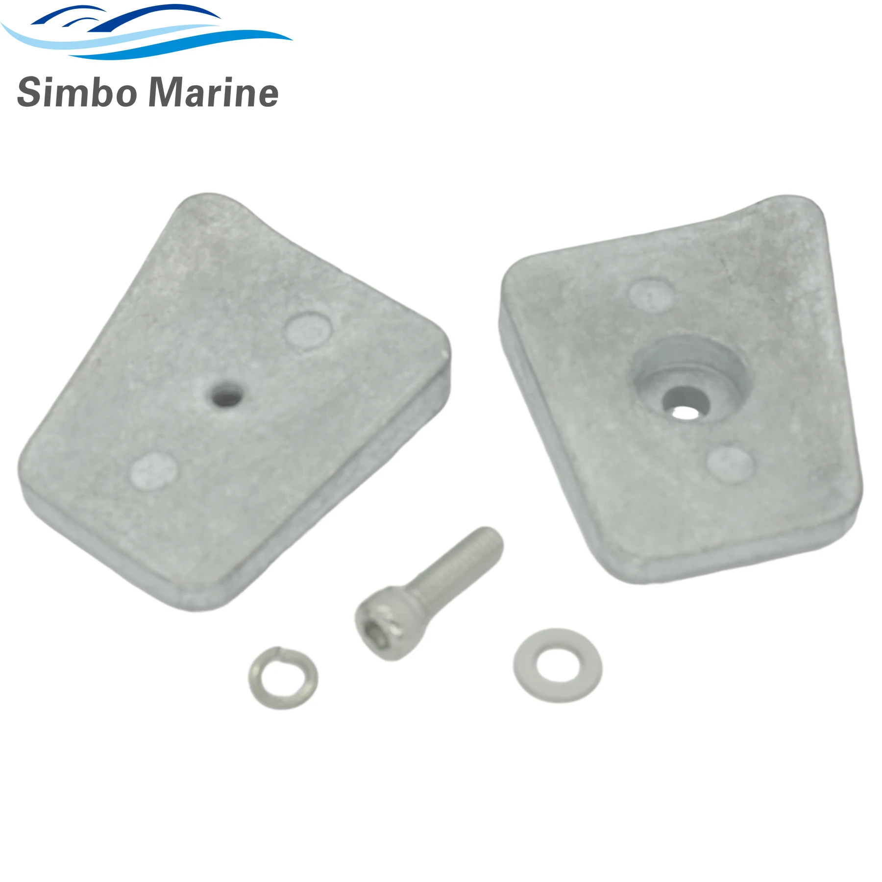 Lower Unit Zinc Anode Double Plate with Bolt for Johnson Evinrude OMC ...