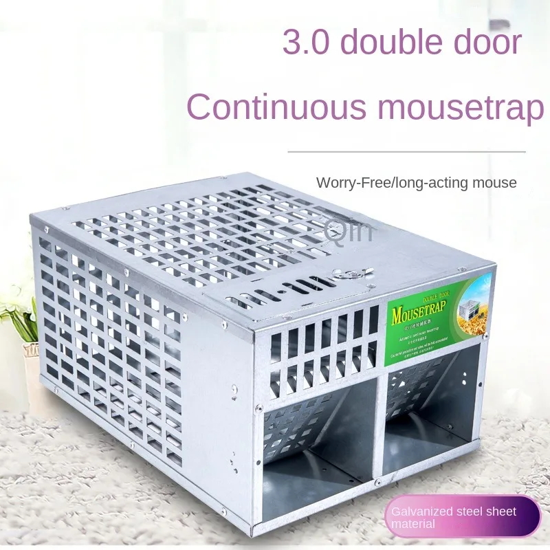Dual-Door-Mouse-Trap-Large-Automatic-Rat-Catcher-Effective-Tool-for ...