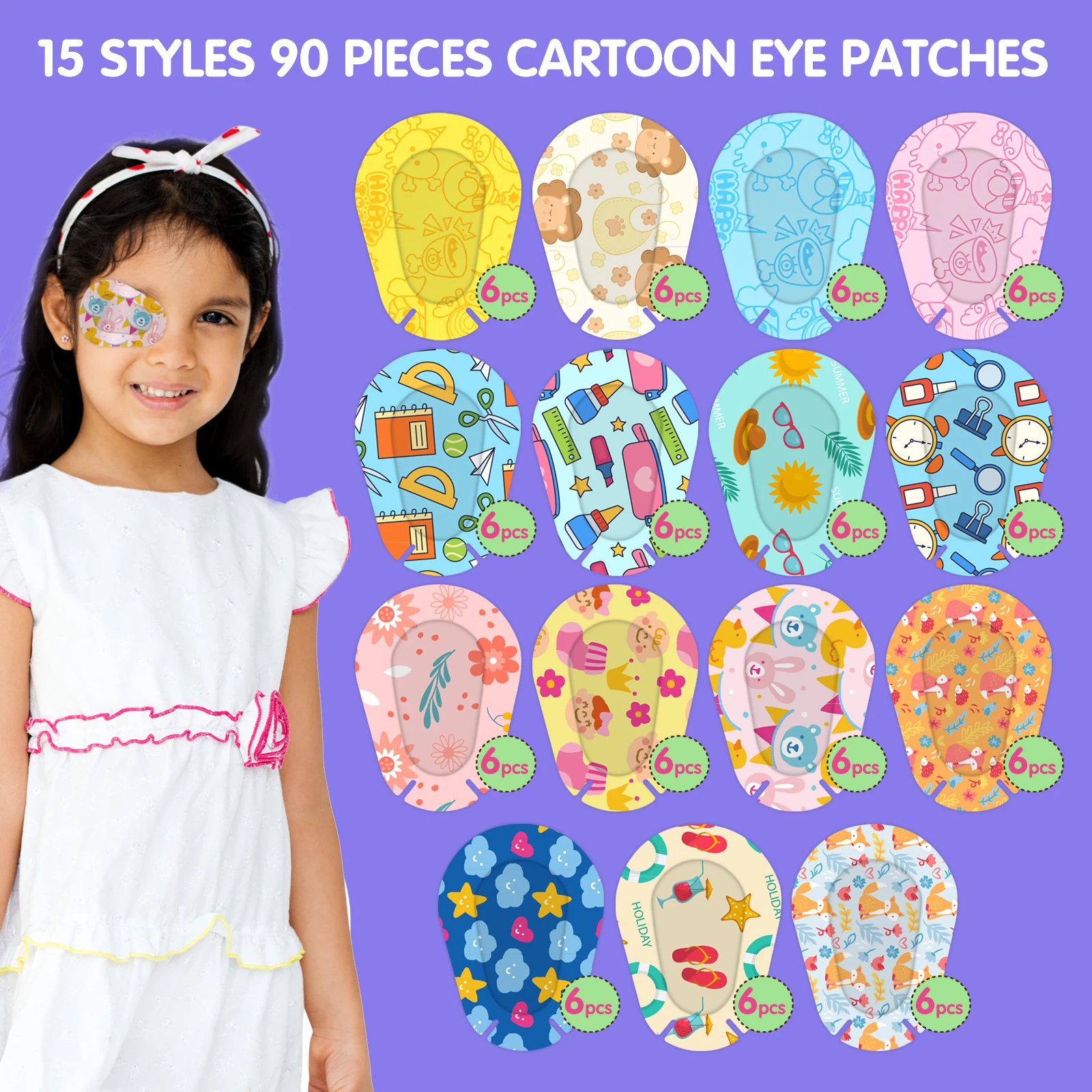 90-Stuks-Kind-Amblyopie-Eye-Patch-Training-Eyeshade-Orthoptic ...