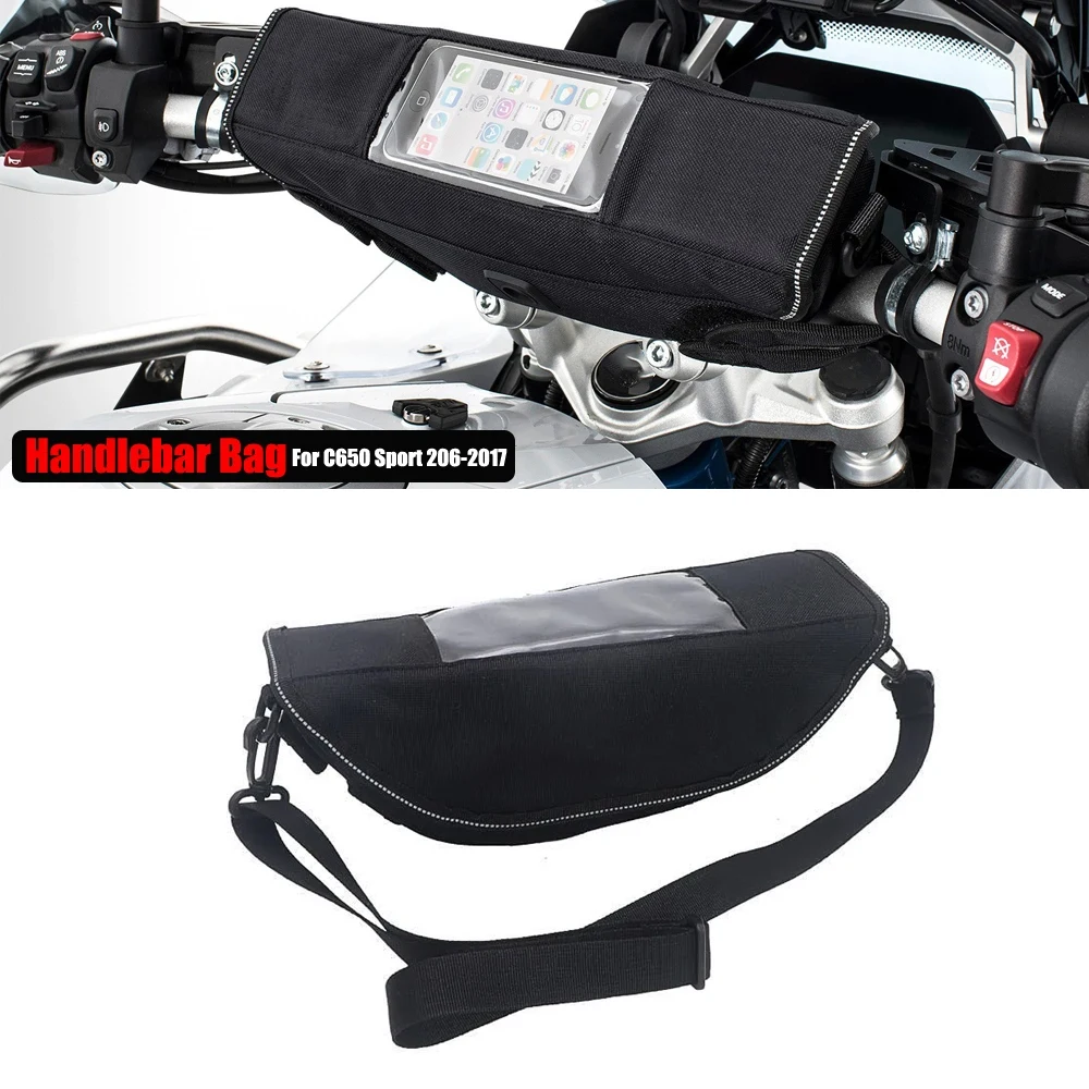Universal-Motorcycle-Handlebars-Phone-CPS-Navigation-Package-Storage ...