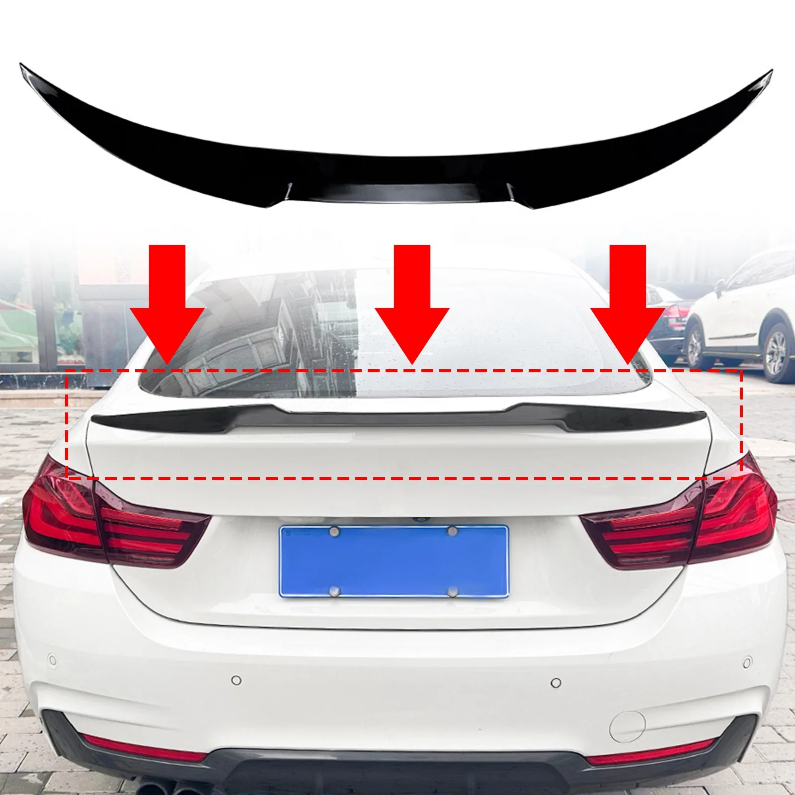 Car Rear Spoiler Tail Wing For BMW 4 Series F36 2014-2020 4 Door ...