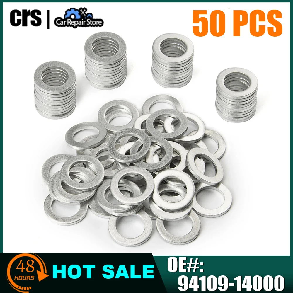 50PCS-OEM-94109-14000-9410914000-Oil-Drain-Plug-Crush-Washer-14MM-For ...