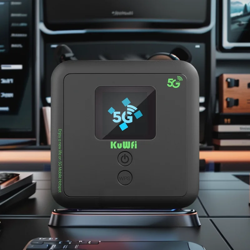 NSA-SA-mode-KuWFi-eSim-router-5g-6000mAh-battery-mini-dual-band-3000M ...