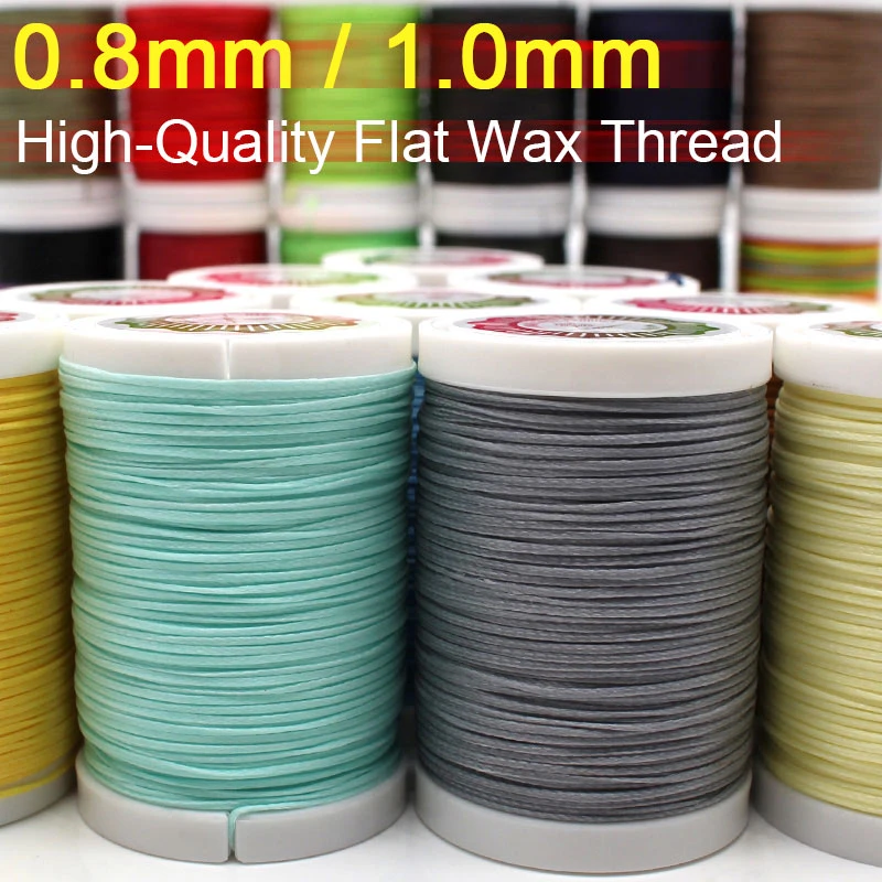 0.8mm Leather Waxed Thread Cord | Handmade Leather Waxed Thread - 0.8/1 ...
