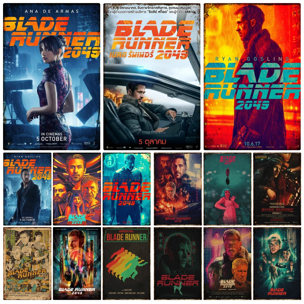 Vintage Metal Signs of Blade Runner 2049, American Movie, Wall Poster ...