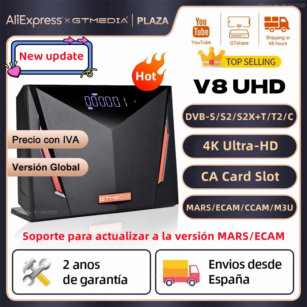 GTMEDIA-V8-UHD-MARS-ECAM-4K-Ultra-HD-Satellite-Receiver-DVB-S-S2-S2X-T ...