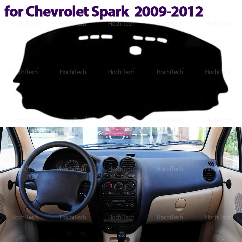 For Chevrolet Spark 2009 2010 2011 2012 Dashboard Cover Mat Light Proof ...