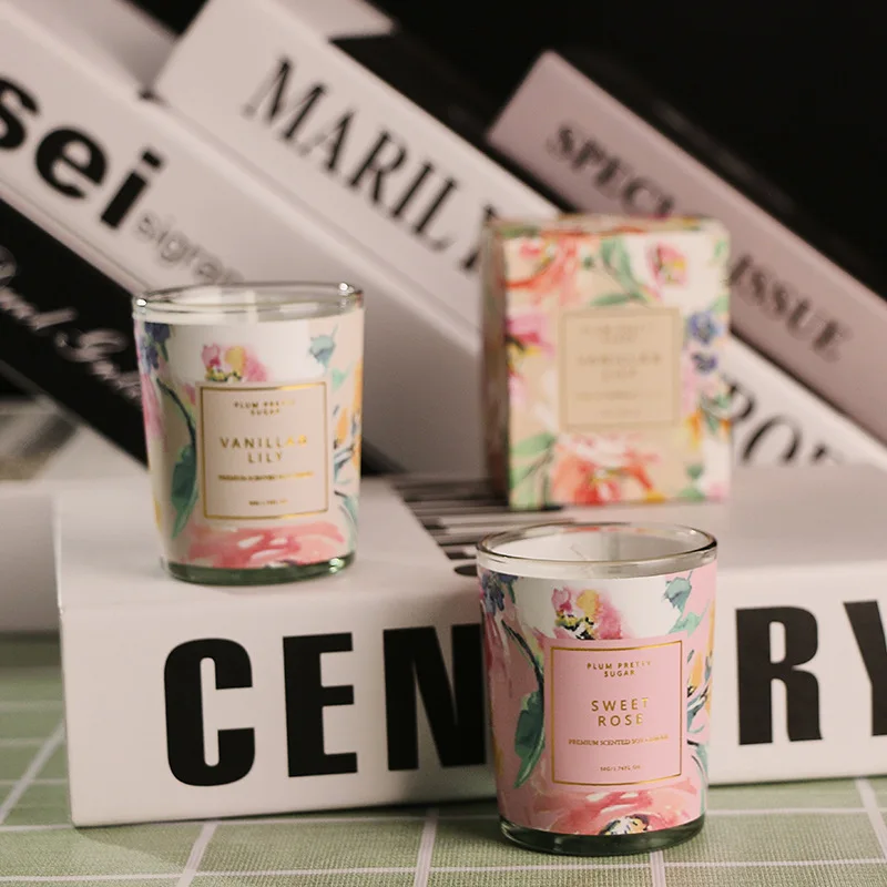 Scented-Candles-Candles-Home-Decoration-Soybean-Wax-Incense-Candle ...