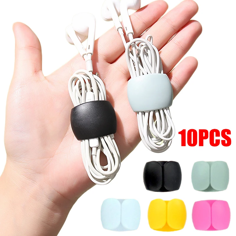 Charge Cable Protectors Earphone Holder Cord Clip Data Line Storage ...