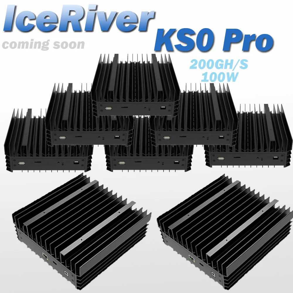 KAS-KS0Pro-New-IceRiver-KS0-Pro-200Gh-S-Kaspa-Asic-Miner-100W-Crypto ...