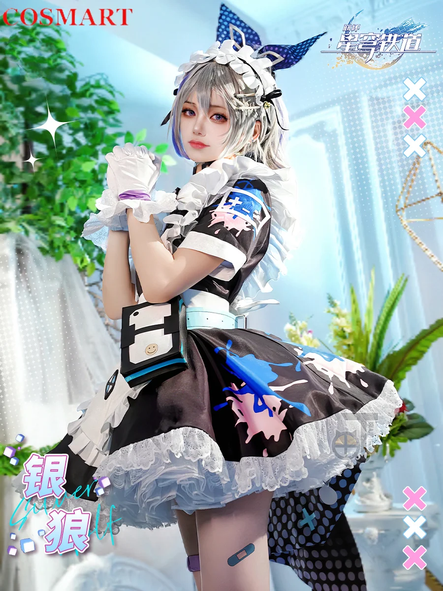 Honkai-Star-Rail-Silver-Wolf-Maid-Dress-Cosplay-Costume-Cos-Game-Anime ...