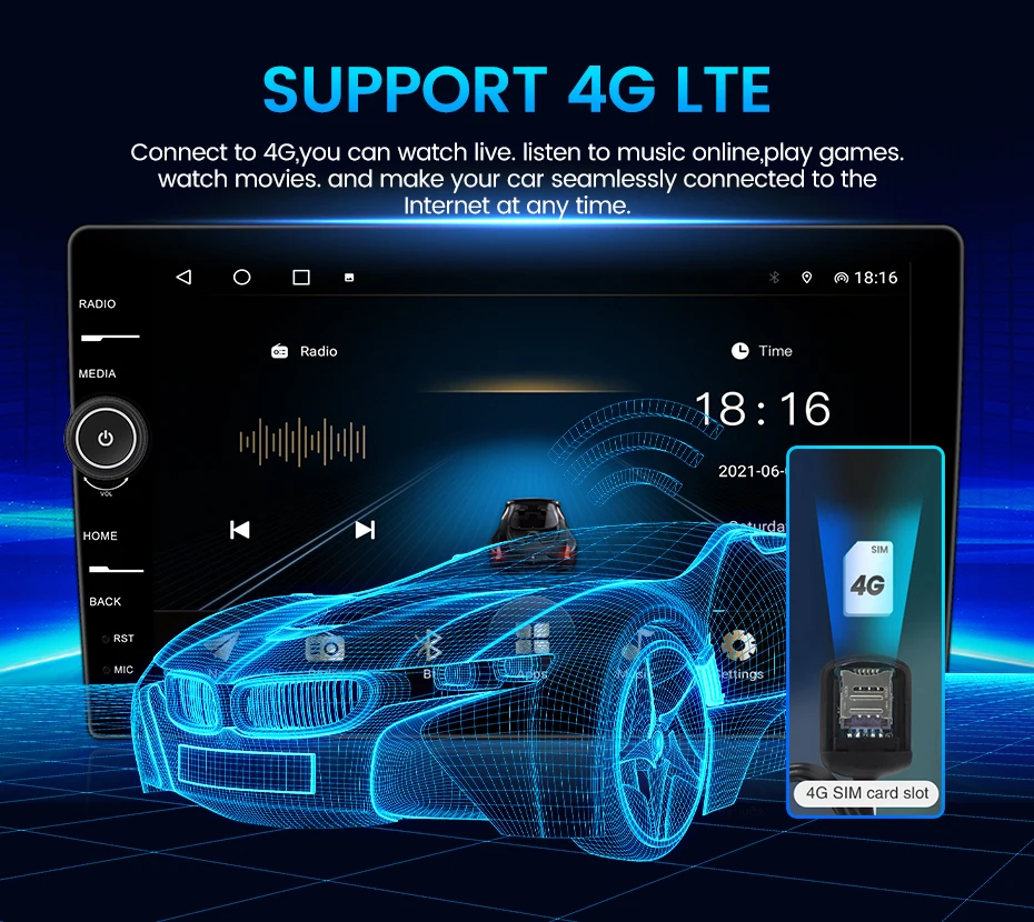 1280*800P QLED Android 12 Автомобильный мультимедийный плеер для Benz ...