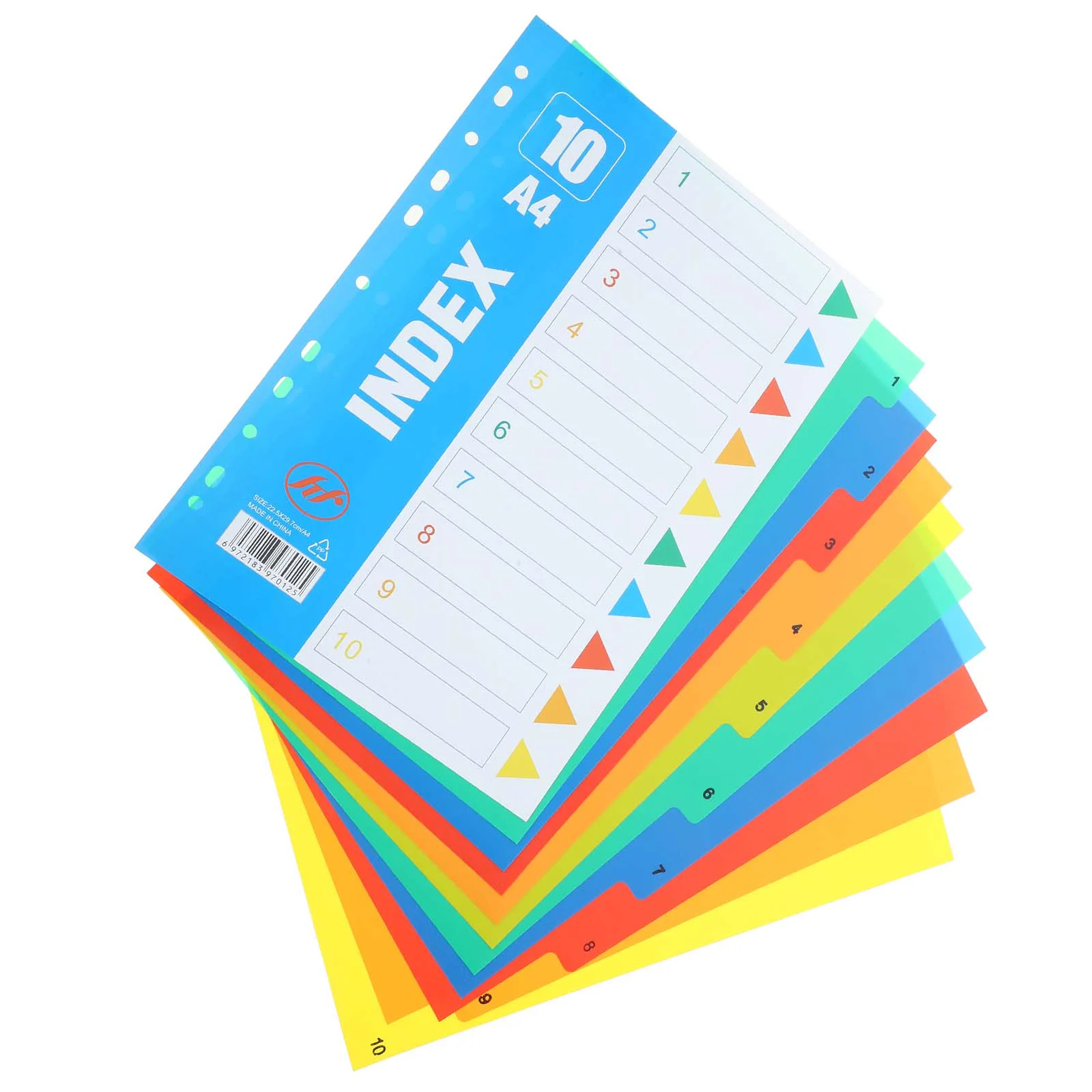 Index-Separator-Page-A4-File-Dividers-Loose-leaf-Markers-Binder-With ...