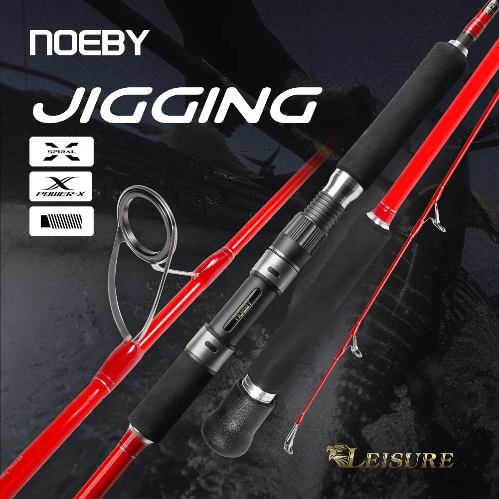 NOEBY OCEAN Jigging Fishing Rod 1.83m M MH Lure 120-500g 2 Section ...