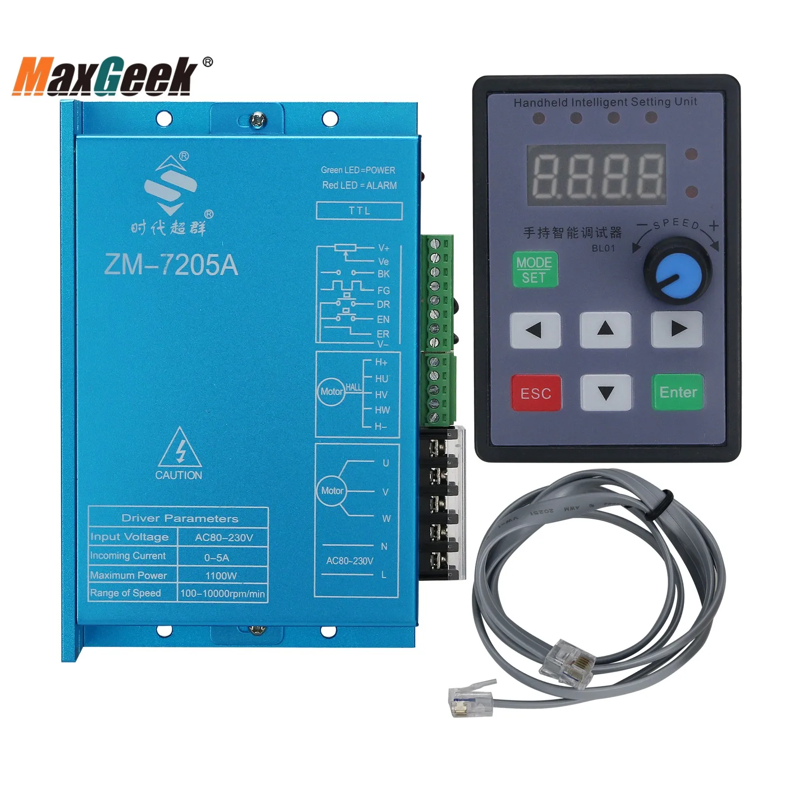 Maxgeek controlador de Motor de CC sin escobillas, 310V, 220V, Control ...