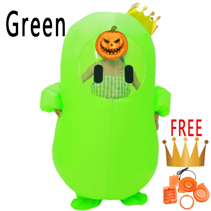 Disfraz inflable de Fall Guys para niñas, mujeres, hombres, niños y ...