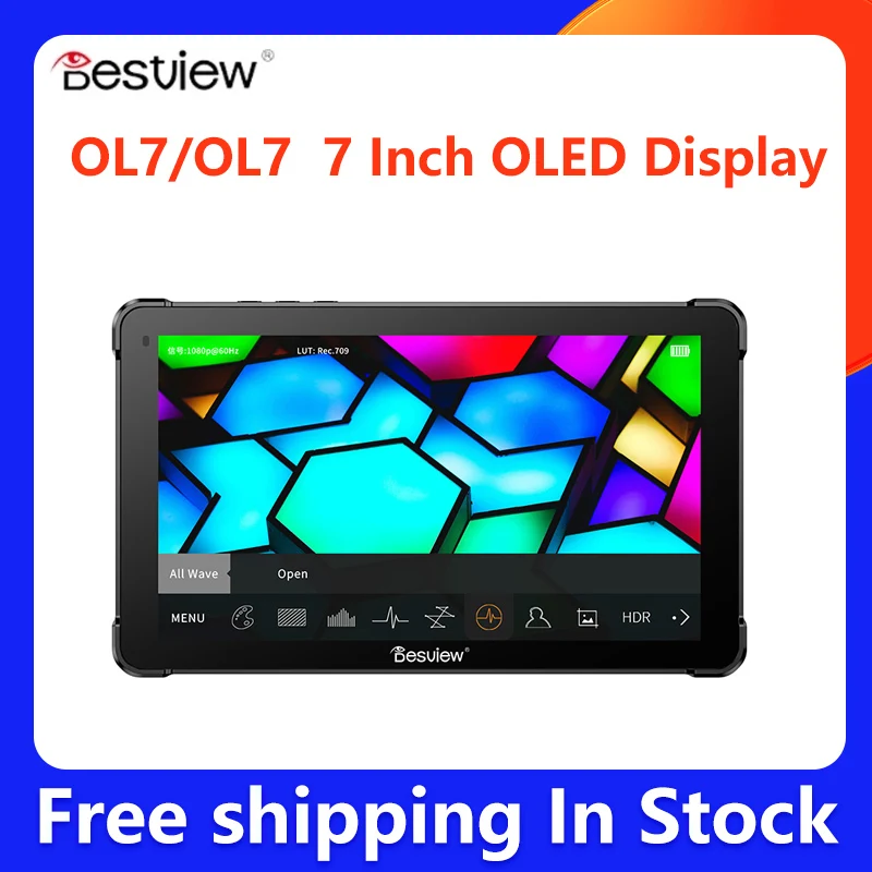 Bestview Desview OL7 OL7S 7 inch Camera Field Monitor 1200Nits 4K60p ...