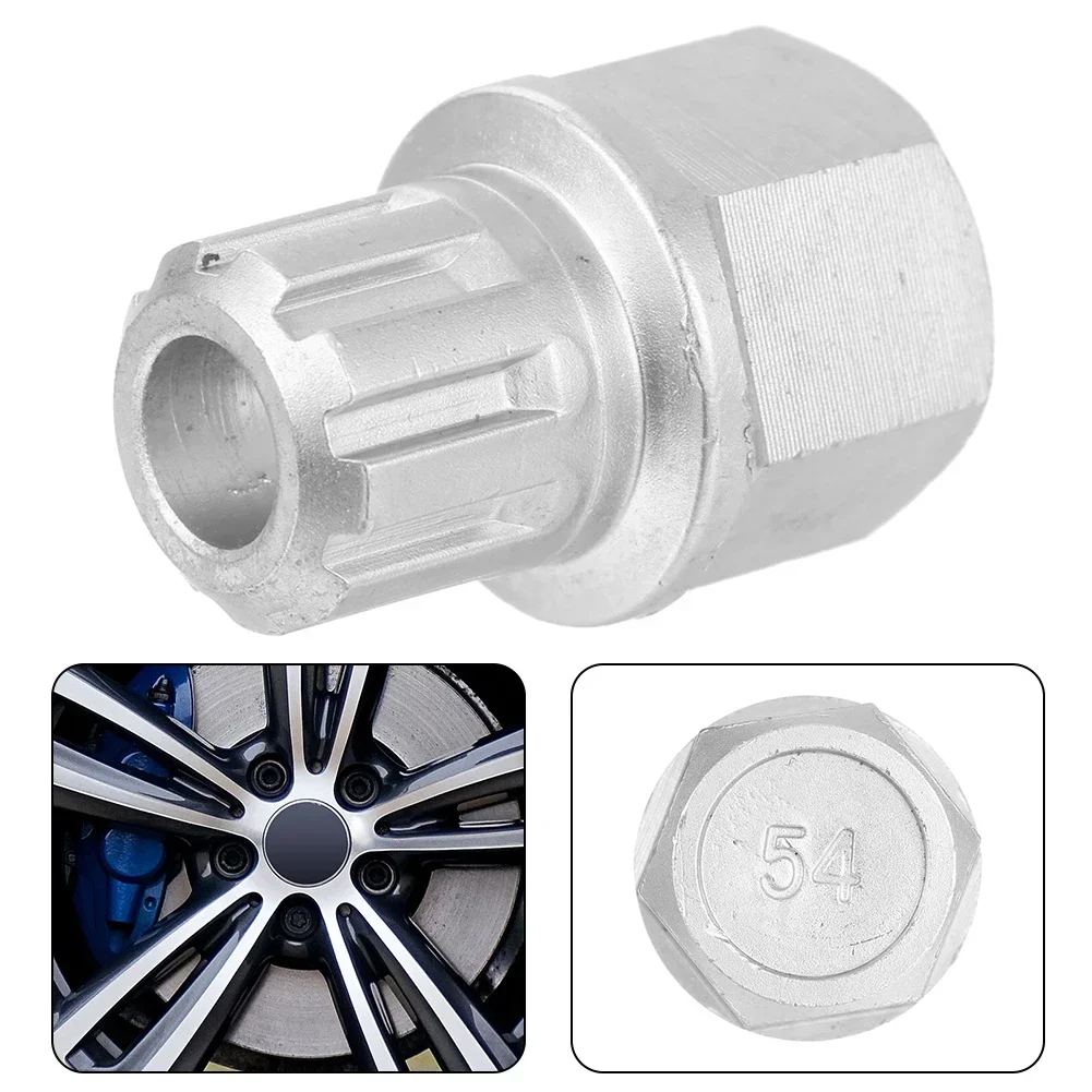 1 Pcs Wheel Lock Lug Nut 54/9PT Anti Theft Wheel Lock Key Lug Nut Screw ...