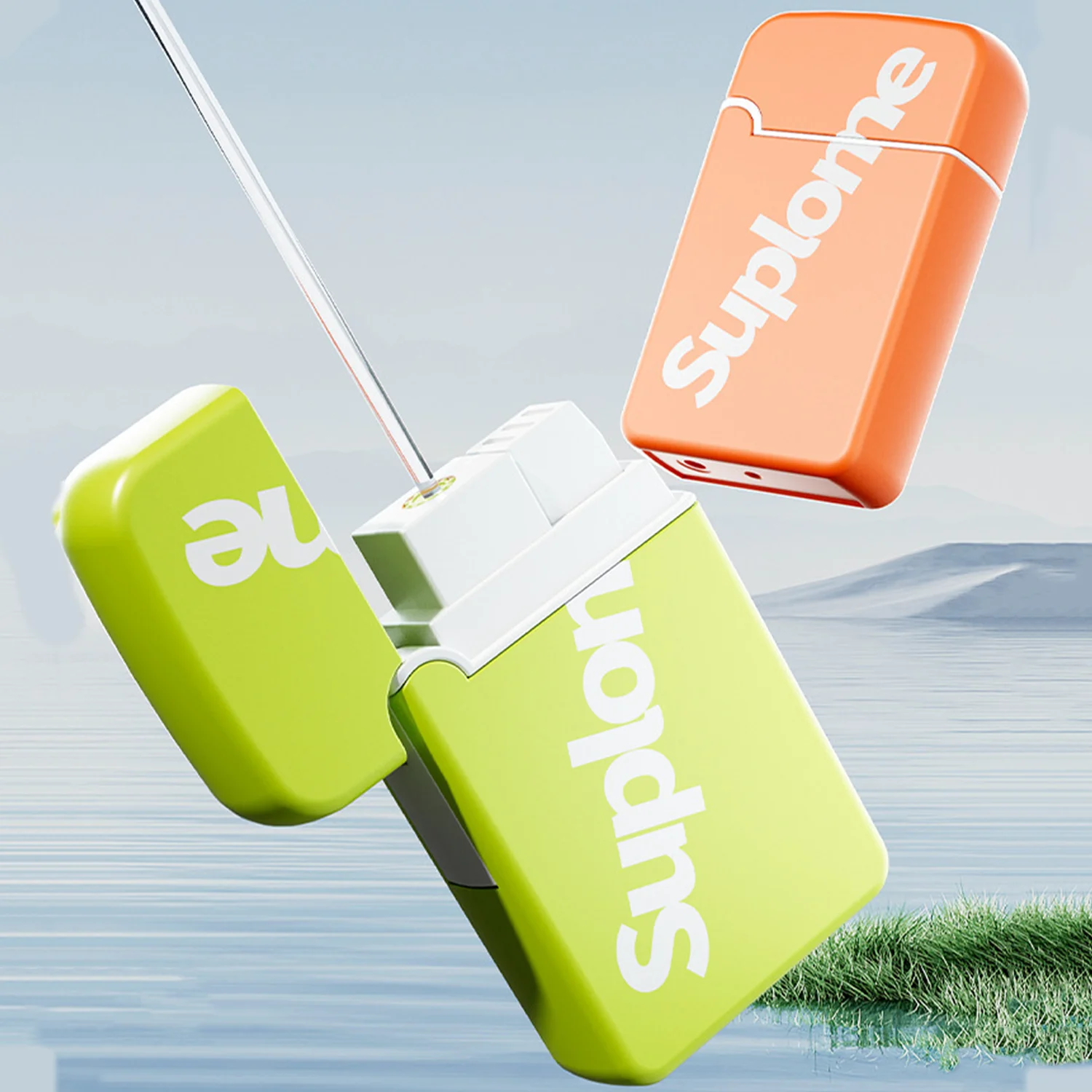 Creative-prank-lighter-water-gun-toy-press-to-spray-water-party-spoof ...