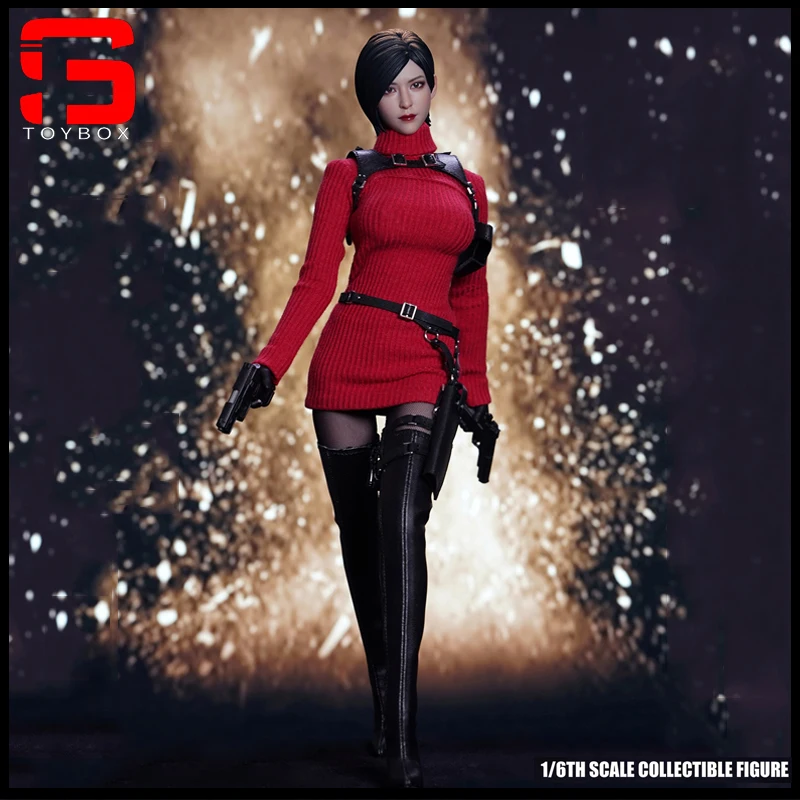 2023 Q3 SUPER DUCK SET087 1/6 Sexy Agent Ada Wong Head Sculpt Costume ...