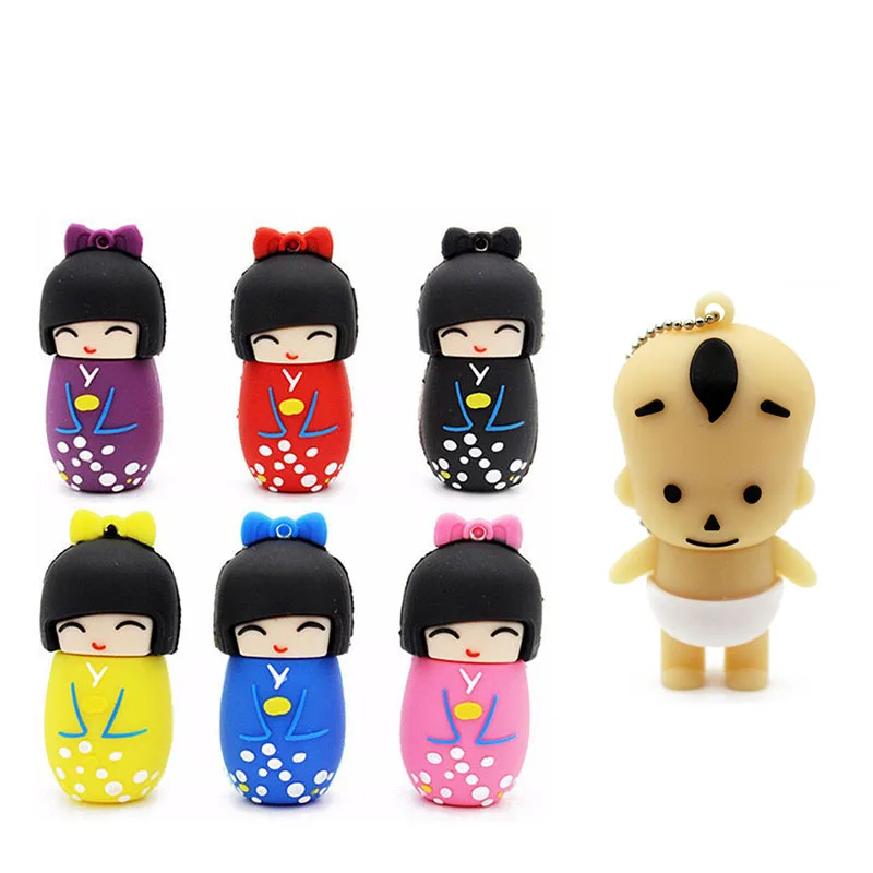 Cute-Cartoon-Doll-USB-Flash-Drives-Real-Capacity-Pen-Drive-Gifts-for ...