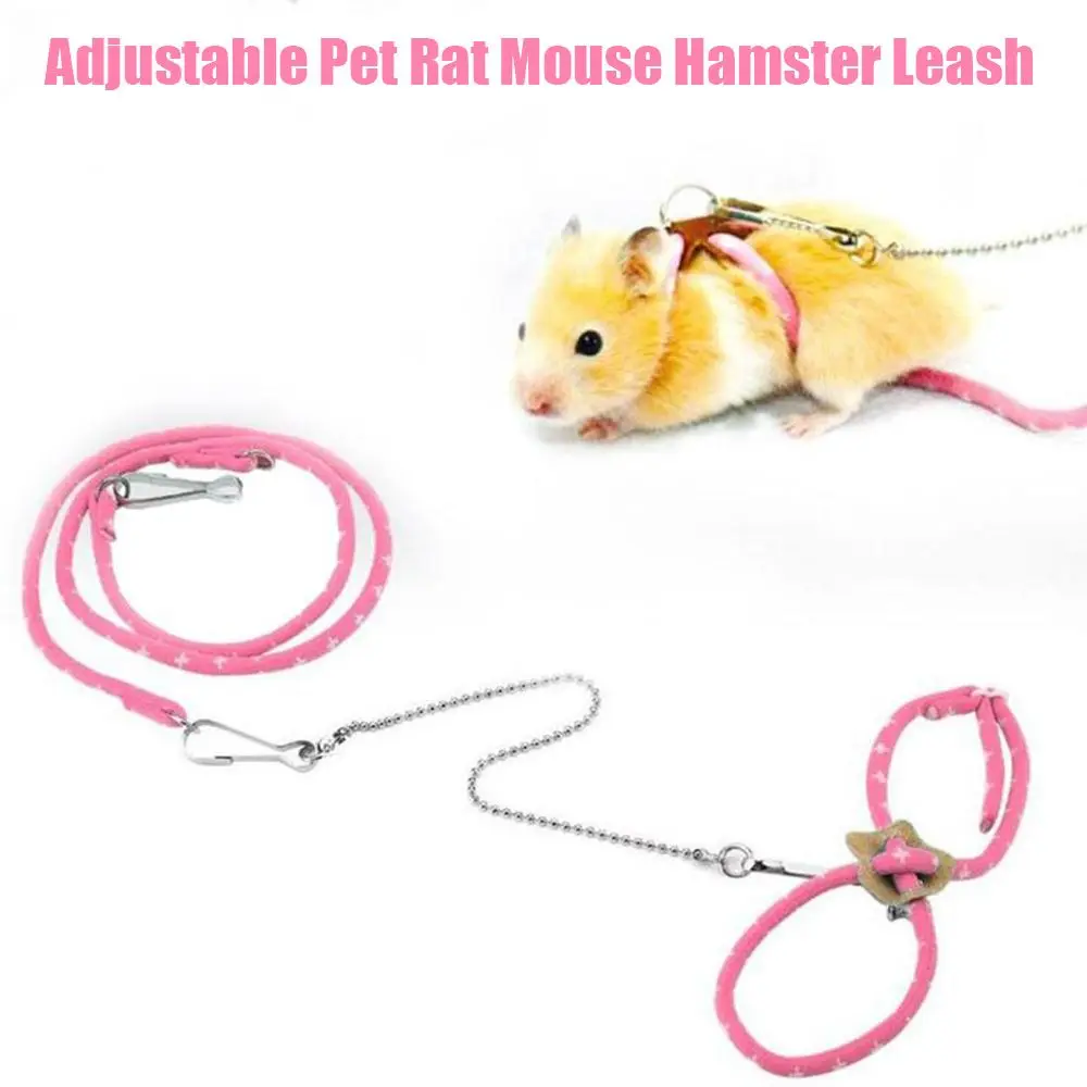 Lovely-Adjustable-Pet-Rat-Mouse-Hamster-Harness-Rope-Ferret-Finder-Lead ...