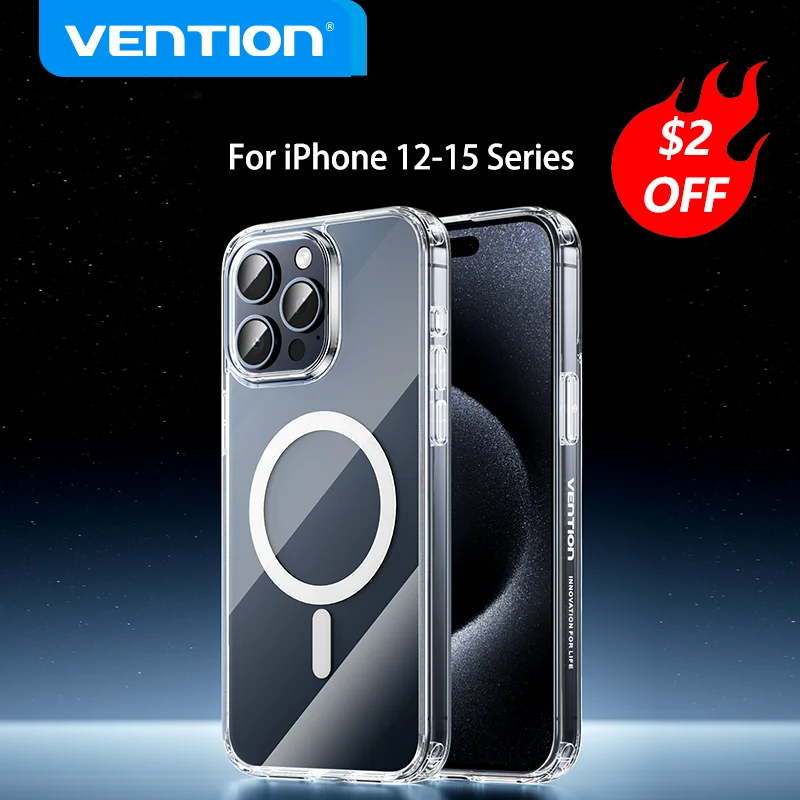 Vention-Magnetic-Phone-Case-for-iPhone-15-14-13-Pro-Max-Wireless ...