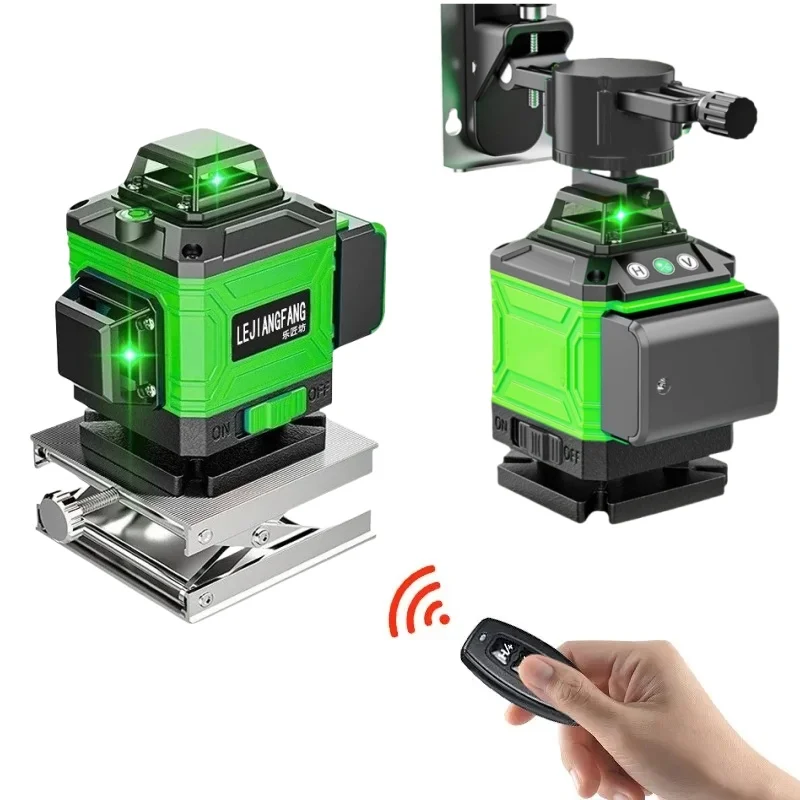 16-Lines-Laser-Level-with-Horizontal-Green-Light-Level-Meter-Set-for ...