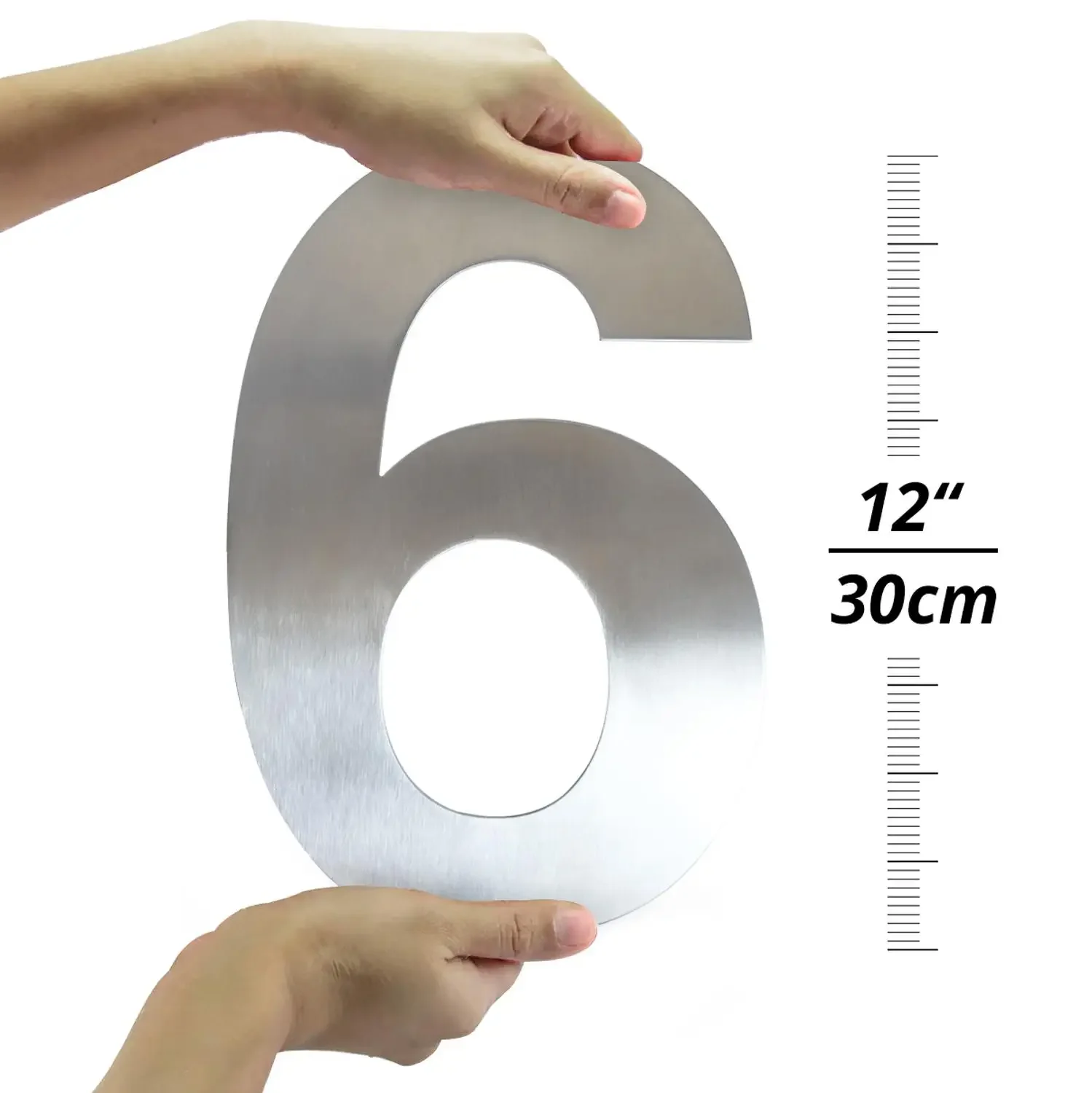 15-20-30cm-304-Stainless-Steel-Modern-Exterior-House-Number-Apartment ...