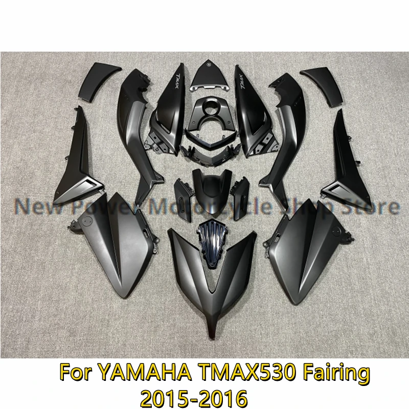 Matte-Black-Fairing-Kit-For-Yamaha-TMAX530-T-MAX-530-2015-2016-High ...