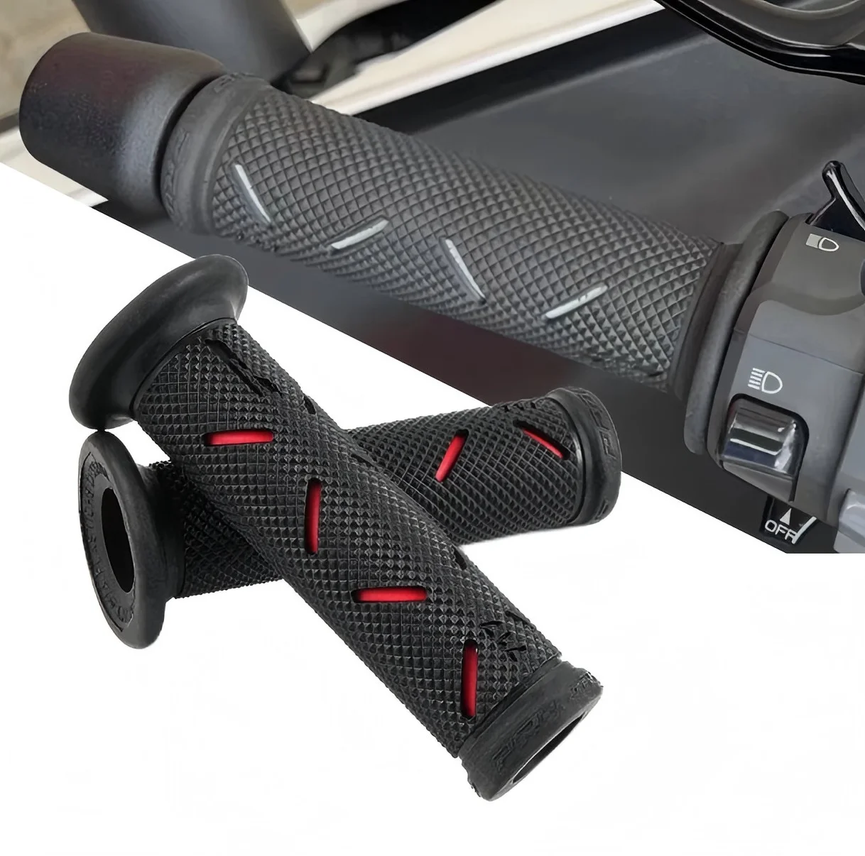 Ducati Panigale/V4/Streetfighter Handlebar Grips - MOTO-GP Universal ...