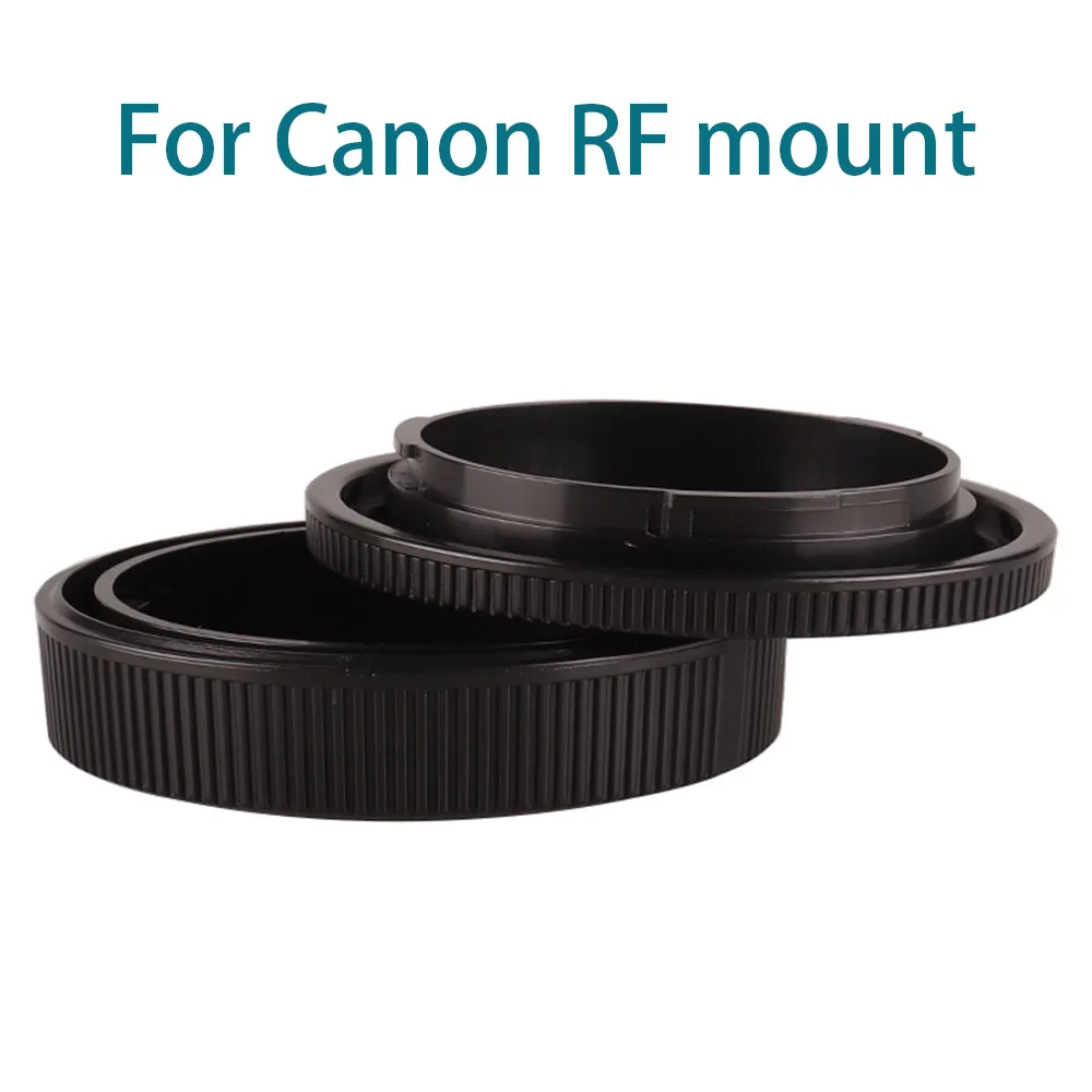 For Canon RF mount Lens Rear Cap / Camera Body Cap / Cap Set Plastic ...