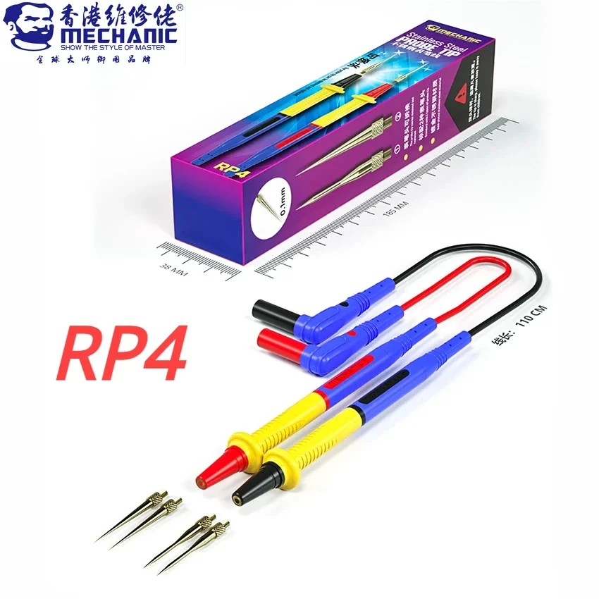 MECHANIC-RP4-Multimeter-Probe-1000V-20A-High-Precision-Stainless-Steel ...