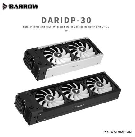 Barrow Pump Radiator Fan Combination AIO, For Water Cooling System ...