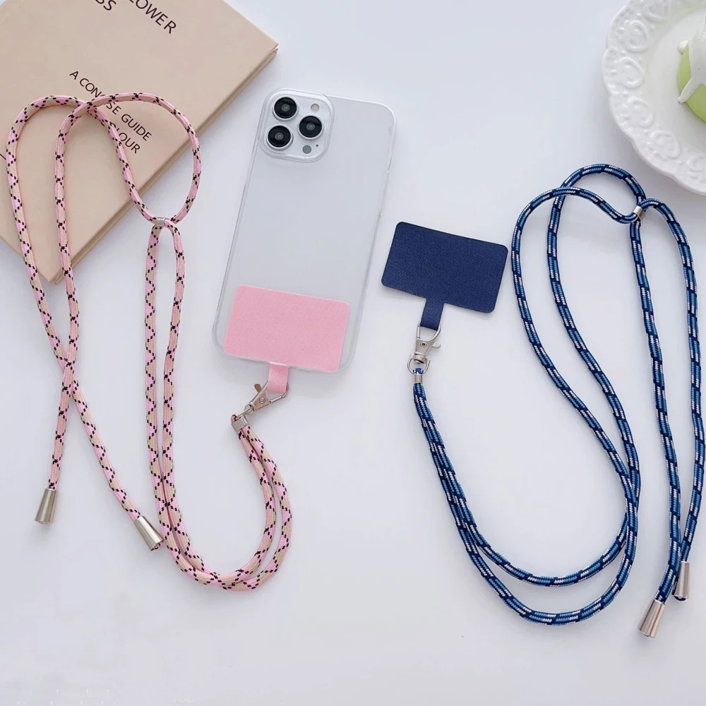 Phone-Lanyard-Long-keycord-keychain-for-Hanging-Neck-Wire-cell-phone ...