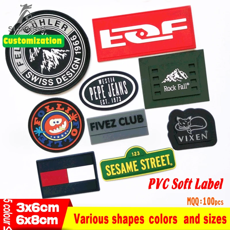 Five-Colors-Heat-Transfer-Printed-3D-Soft-PVC-Patch-For-Clothing-Rubber ...