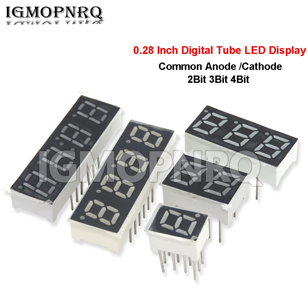 5PCS-0-28-Inch-Digital-Tube-LED-Display-Common-Anode-Cathode-1-Bit-2 ...