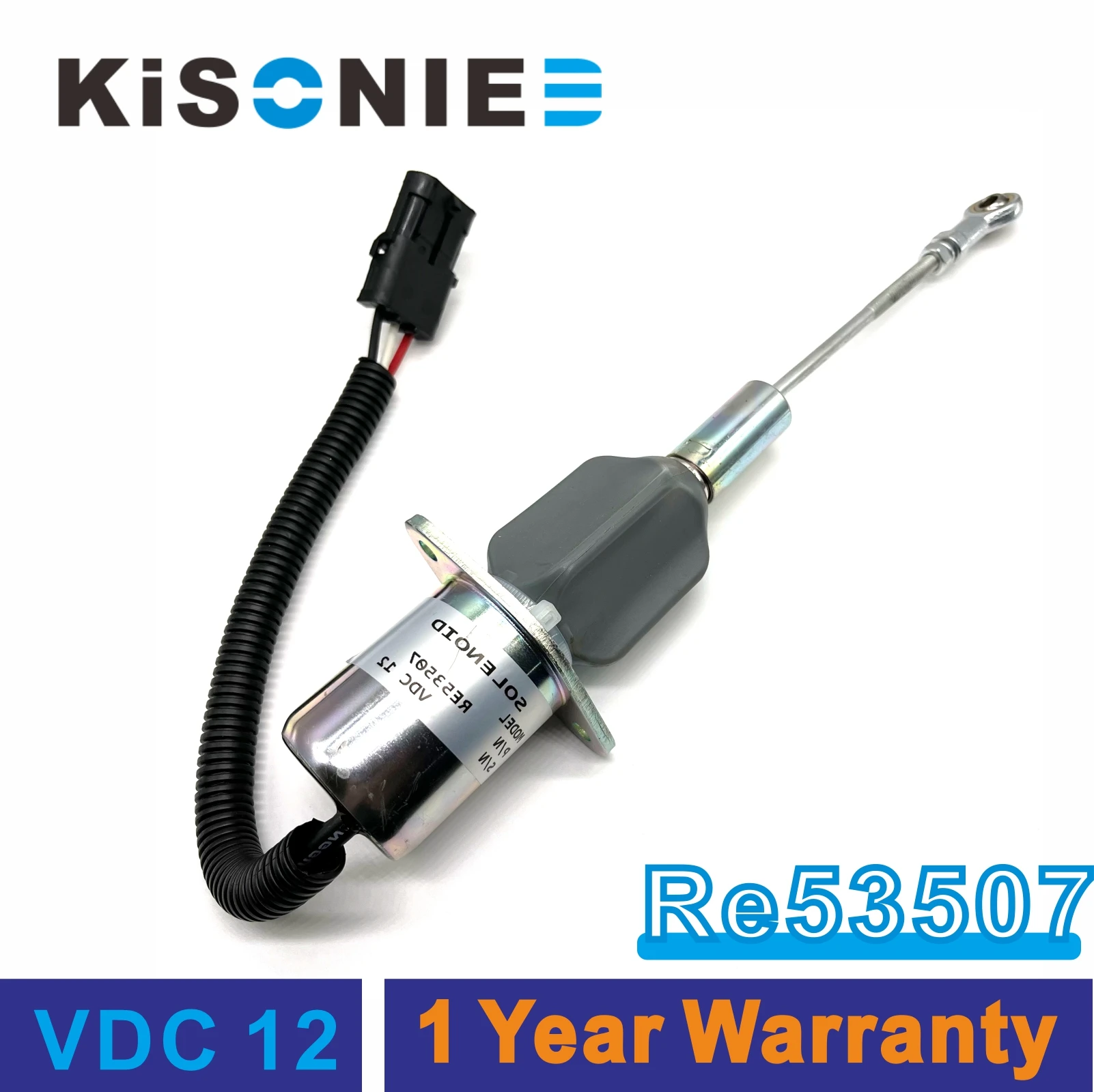 RE53507-12V-Fuel-Shut-Off-Solenoid-for-John-Deere-4555-4560-4755-4760 ...