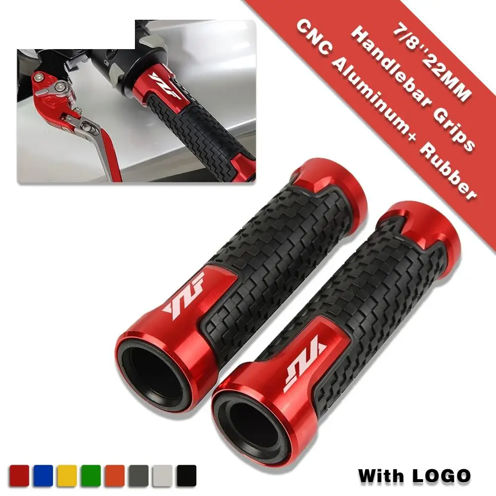 7/8'' 22MM Handle grips handlebar grip For Yamaha YZF R1 YZF R6 YZFR6 ...