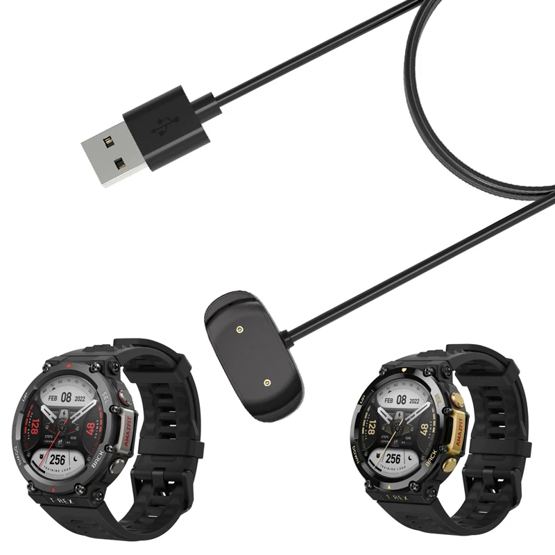 Smartwatch Dock Charger Adapter USB Charging Cable for Amazfit T Rex 2 ...
