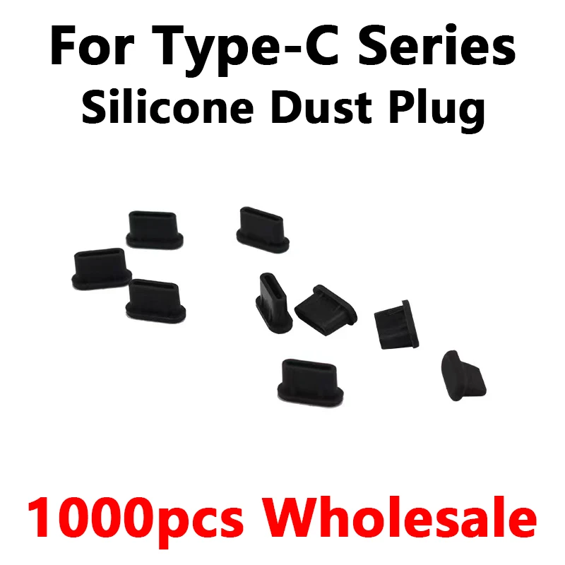 1000pcs-Silicone-Cover-USB-Charging-Port-Type-C-Dust-Plug-Charging-Port ...