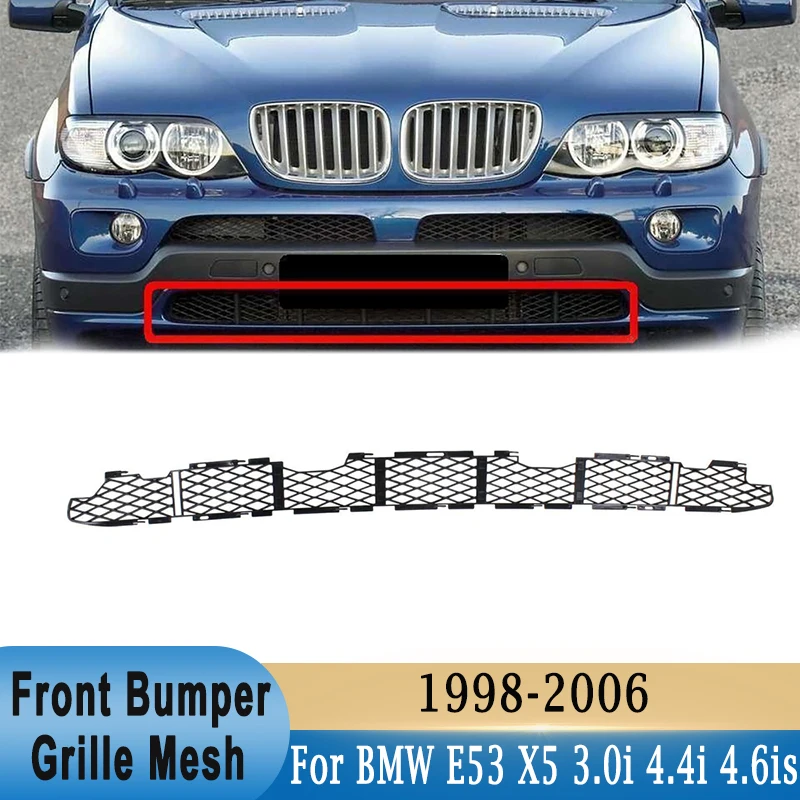 Front Lower Bumper Grille Insert Honeycomb Mesh for BMW E53 X5 3.0i 4 ...