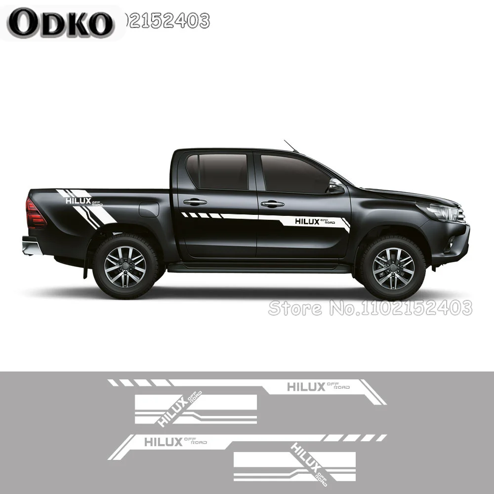 Door-Trunk-Bed-Side-Stickers-For-Toyota-Hilux-Revo-Vigo-Truck-Graphics ...