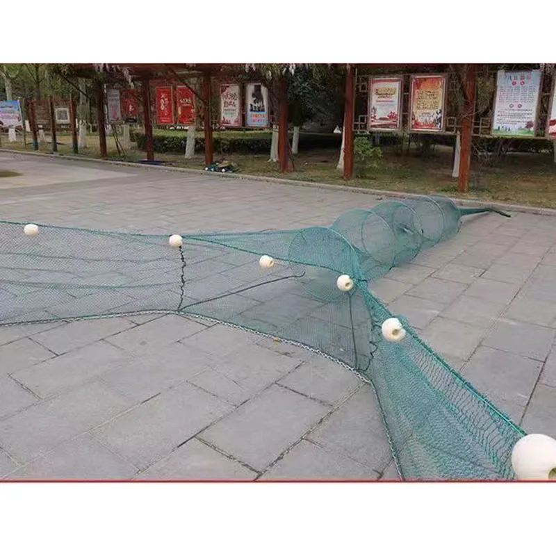 All-size-Fishing-Net-Trap-iron-chain-Sinker-Deep-Water-Portable-Fish ...
