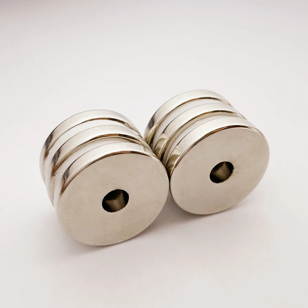 6PCS-Round-Magnet-With-Hole-Neodymium-Magnet-Permanent-NdFeB-Super ...