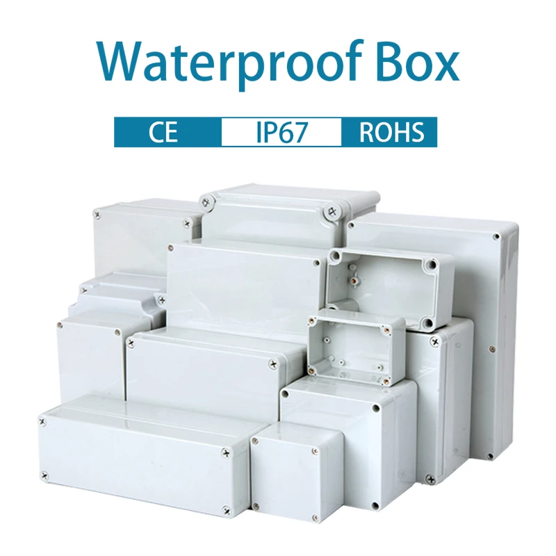 Abs Plastic Waterproof Junction Box Ag Outdoor Rain Proof Box Outdoor ...